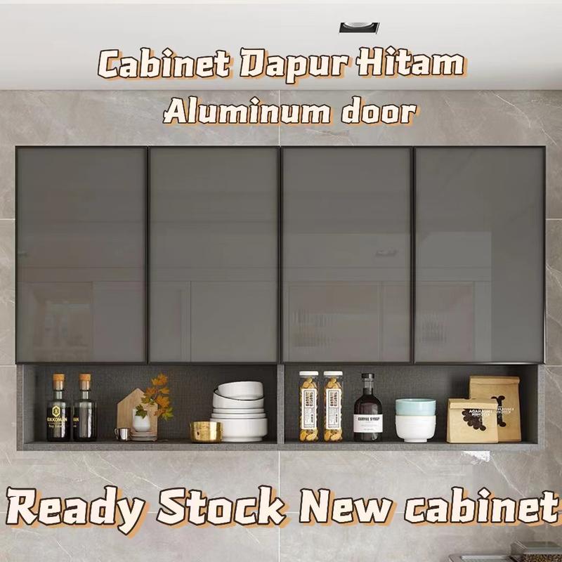 Kabinet Dapur Gantung Top Kitchen Cabinet / Cabinet Dapur Hitam ...