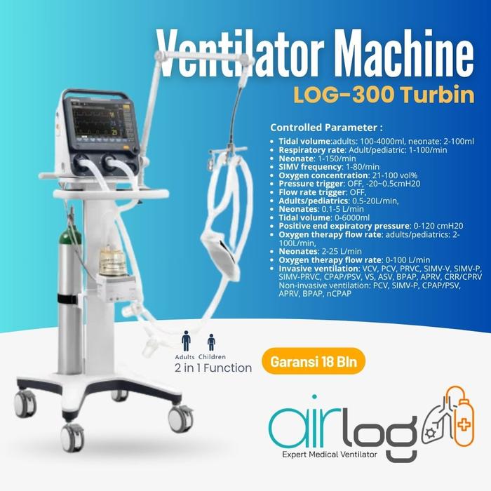 Jual Mesin Ventilator 4 in 1 - Alat bantu pernapasan - Dewasa-Anak-Bayi ...