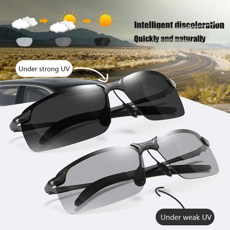 Fashion Polarized Color Changing Sunglasses Men Fishing Nigh - TikTok ...
