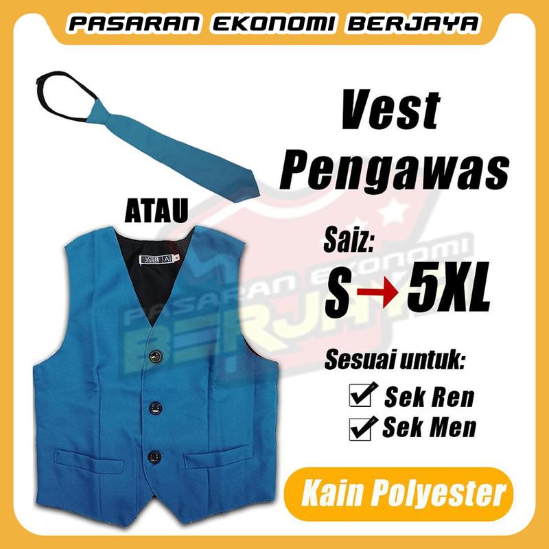 Vest / Vest Pengawas / Biru / Turkey Blue / Biru Muda / Sekolah ...