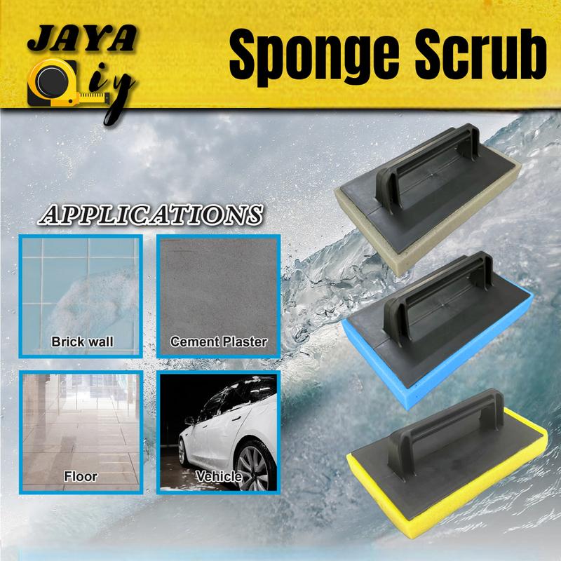1PCS Sponge Scrub Span Scrub With Handle For Grout Fine , Mosaic ...