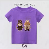 Jual Kaos Atasan Anak Karakter Labubu Tulisan Umur 2-16 Tahun - Hitam ...