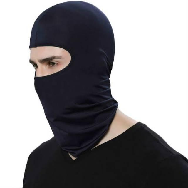 Buff BalaClava Hitam Polos untuk Pria dan Wanita - Shop | Tokopedia