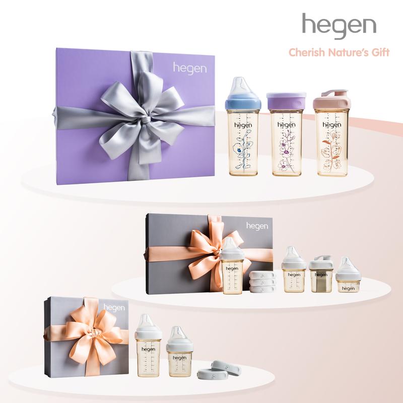 Hegen Baby Bottle Gift Set Limited Edition Anti Colic Soft Teat ...