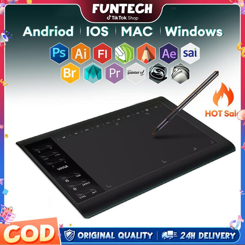 【EXPOSE】 Digital Graphics Tablet OSU Drawing Tablet Writing Pad ...