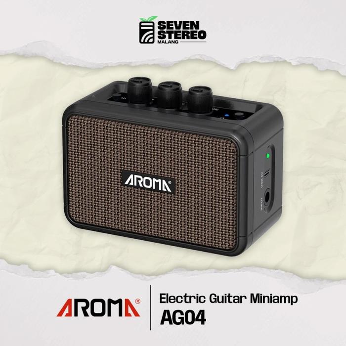 Jual AROMA AG04 AG-04 Mini Guitar Amplifier with Bluetooth - Ampli ...