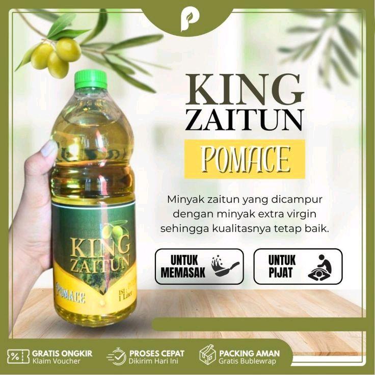 king zaitun pomace original spanyol import extra virgin olive oil untuk ...