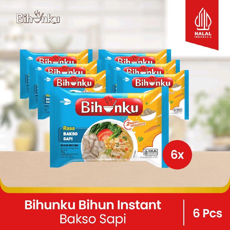 Paket Bundling - Bihunku Instan - Bakso - 50gr - 6pcs - Shop | Tokopedia