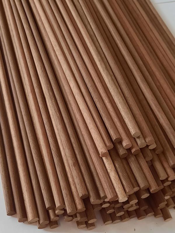Meranti Round Wooden Stick Wood Dowel DIY Arts Craft Stick /Kayu ...
