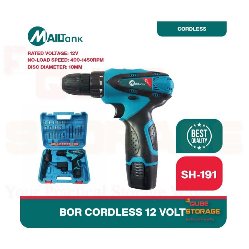 Mailtank SH191 12V Cordless Hand Drill Set Tool Tools Screwdriver ...