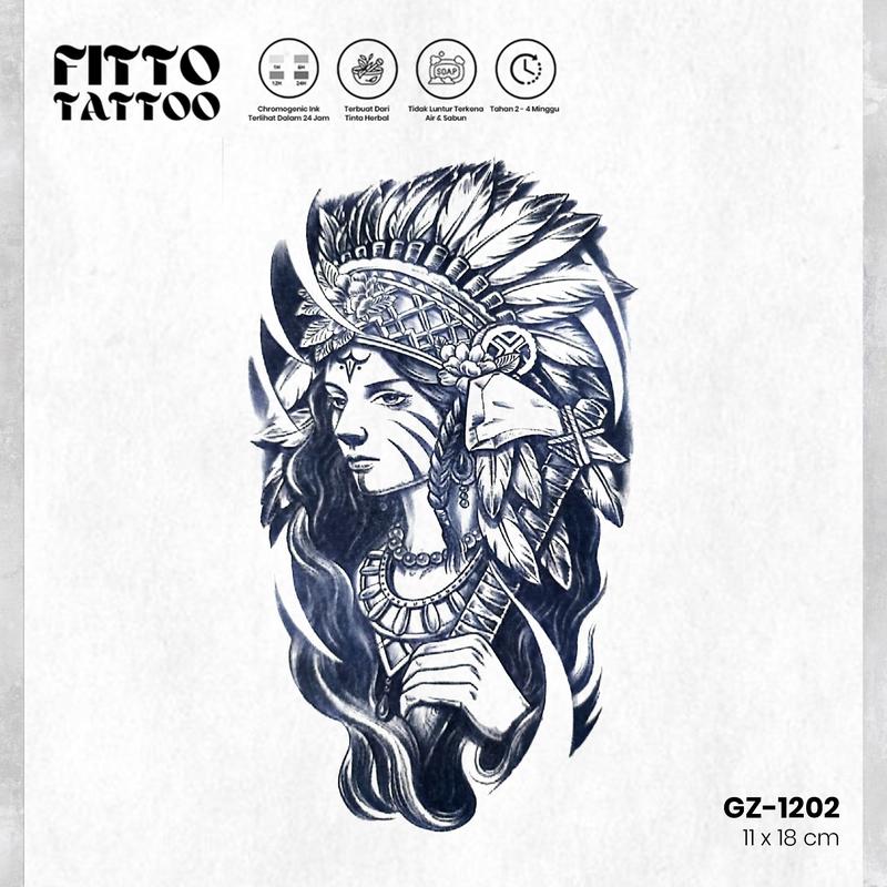 tato temporer premium semi permanen tattoo fruit ink tatto wanita ...