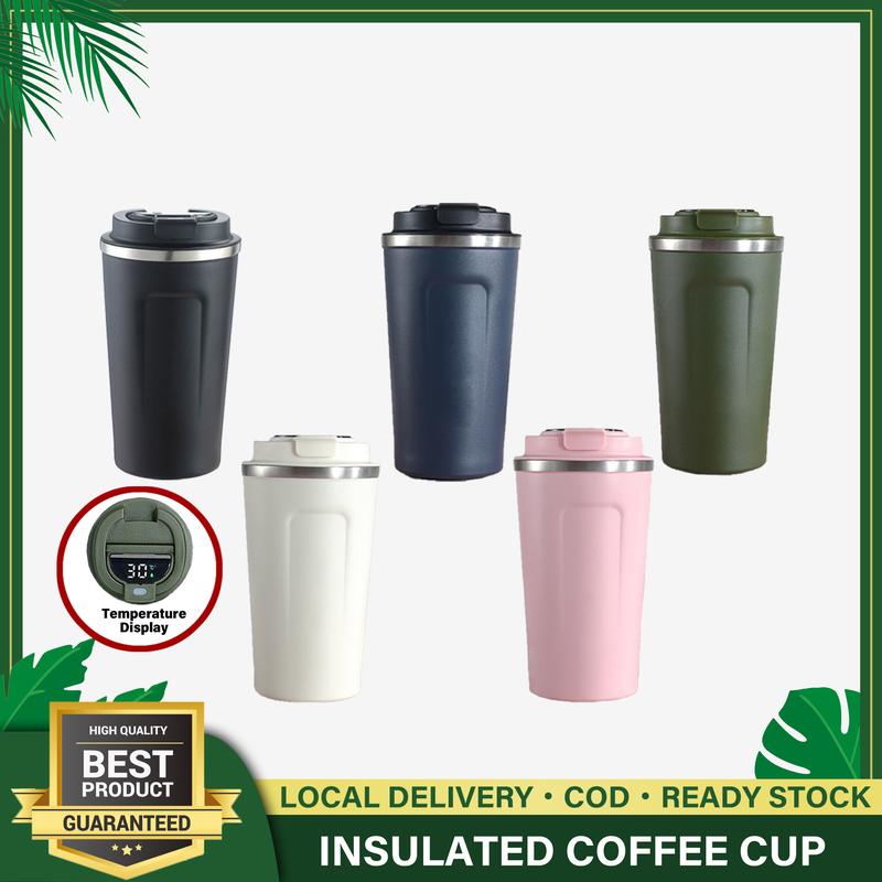 500ml Insulated Tumbler Coffee Vacuum Travel Mug Thermos Cup - TikTok ...