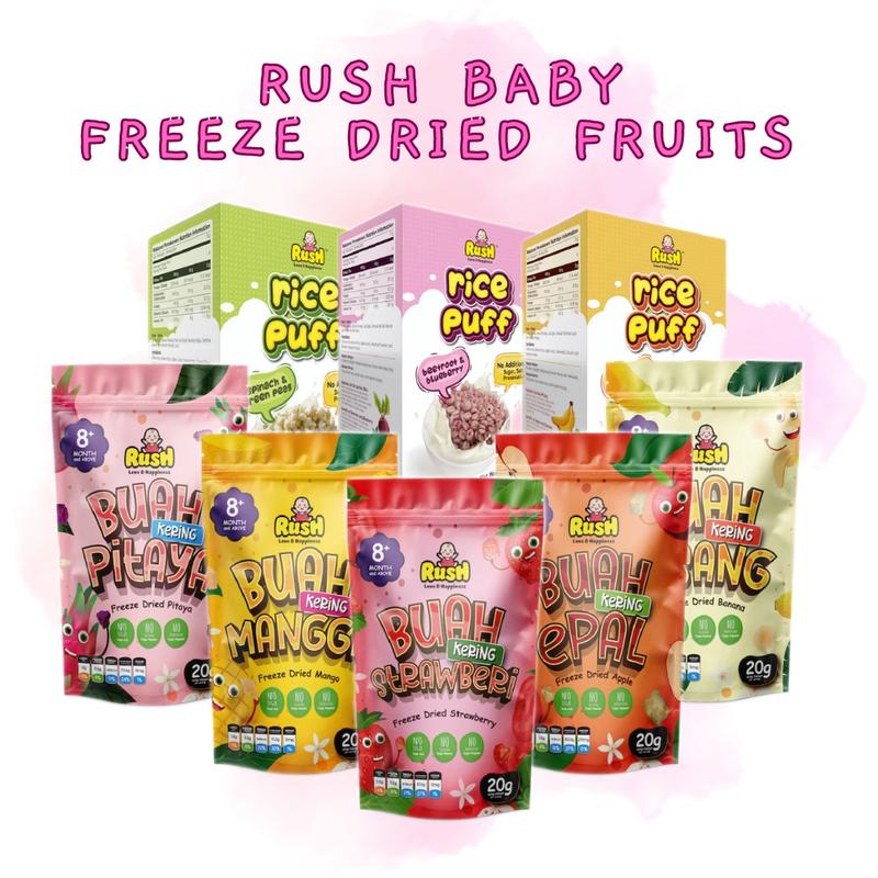 [RUSH]SNEK BAYI & BUAH KERING 6 BULAN KEATAS - TikTok Shop Malaysia