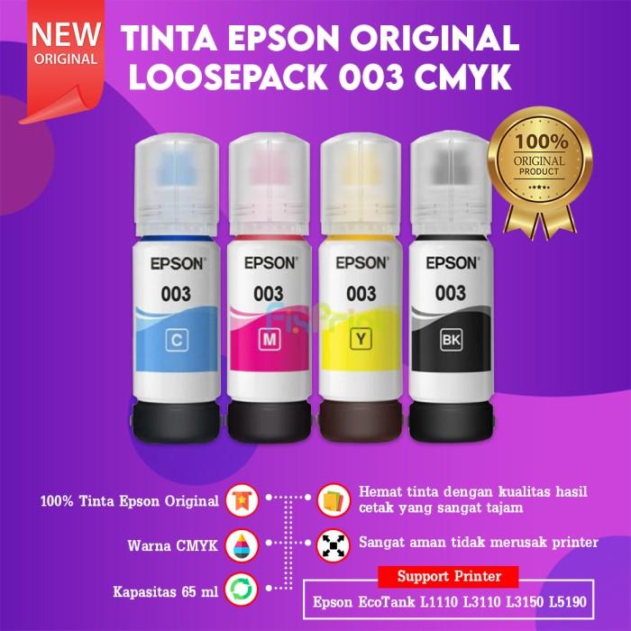 TINTA PRINTER EPSON 003 TINTA PREMIUM - Shop | Tokopedia