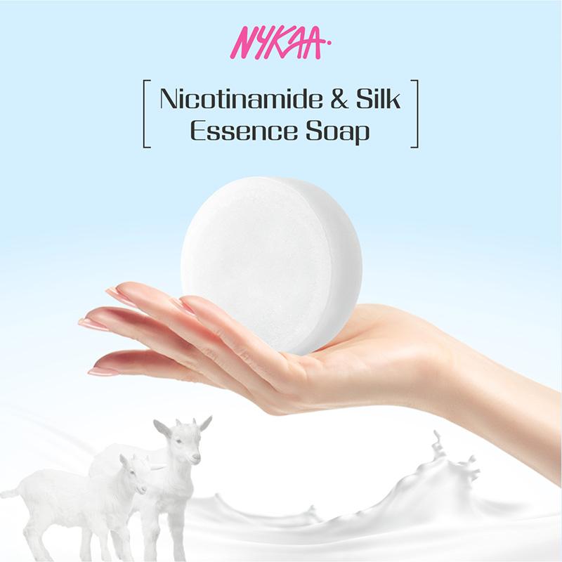 NYKAA Niacinamide Brushed Milk Soap Fresh 100g - TikTok Shop Malaysia