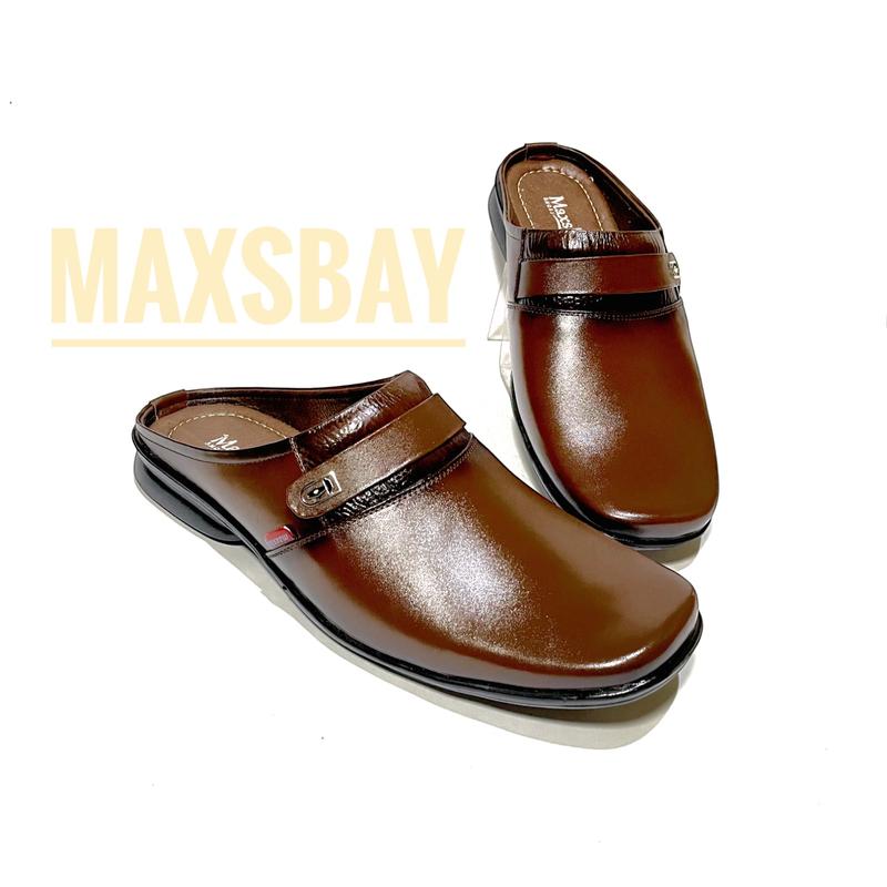 SEPATU SELOP KULIT PRIA SANDAL SLOP KULIT PRIA SEPATU BUSTONG - Shop ...