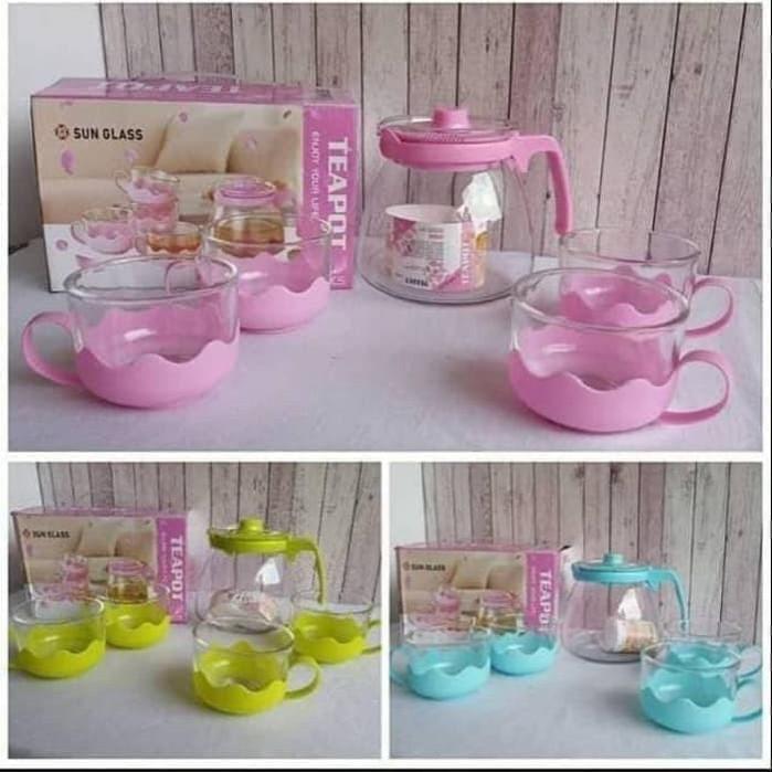 TEKO SET , TEAPOT SET ISI 5 - Shop | Tokopedia