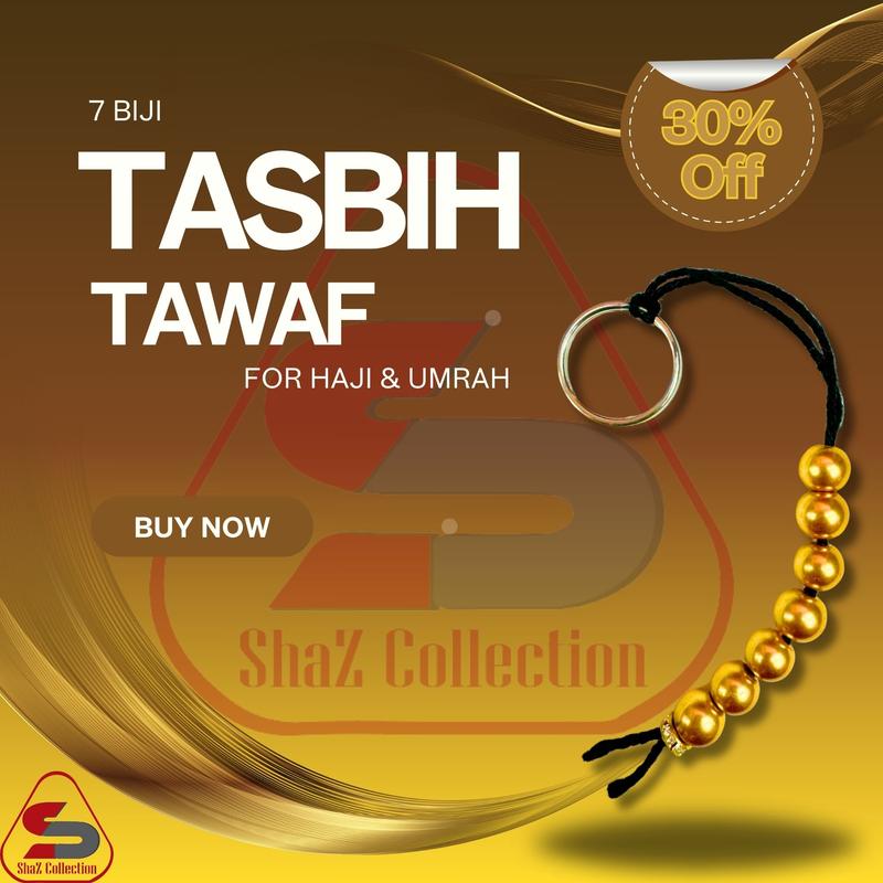 Tasbih Tawaf Mutiara 7 Butir Handmade untuk Haji Umrah - TikTok Shop ...