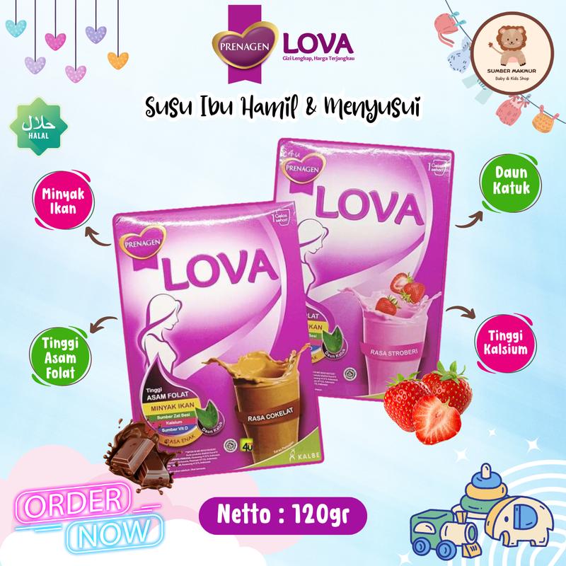 Prenagen Lova 120g Susu Ibu Hamil & Menyusui Tinggi Asam Folat Daun ...