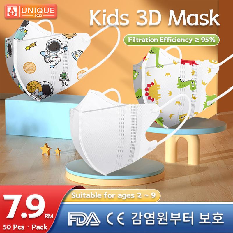 100PCS 3D Kids Mask Duckbill Mask Face Mask Kids Cartoon Mas - TikTok ...