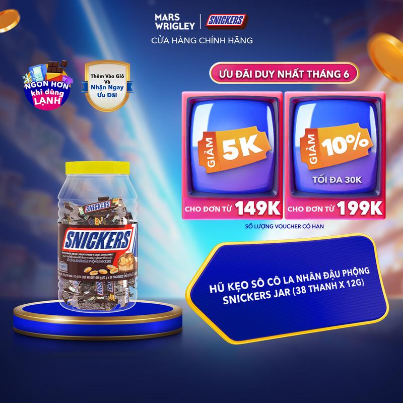 [Deal độc quyền] Hũ kẹo sô cô la nhân đậu phộng Snickers jar - TikTok ...