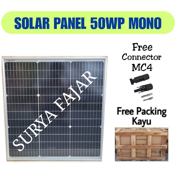 Jual Solar Panel Solar Cell Panel Surya GH 50wp Monocrystalline 50 Wp ...