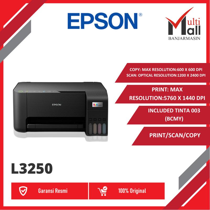 Epson L3250 Wifi All-In-One Printer Ink Tank Ecotank L-3250 Wireless - Shop | Tokopedia