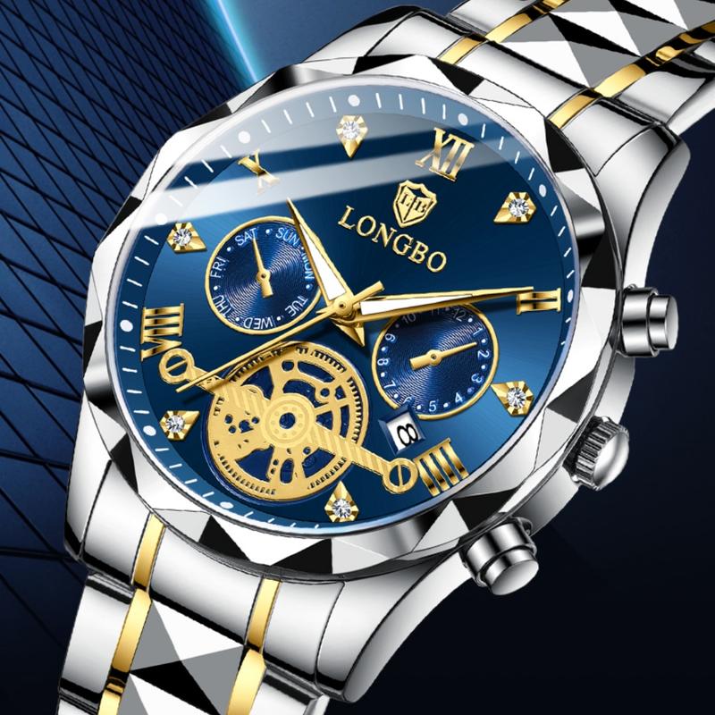 Jam Tangan Lelaki, Gaya Perniagaan Mewah, Keluli Tahan Karat - TikTok ...