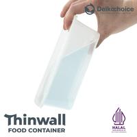 Jual Thinwall Kotak Makan Plastik Food Countainer Mika Bento Rectangle ...