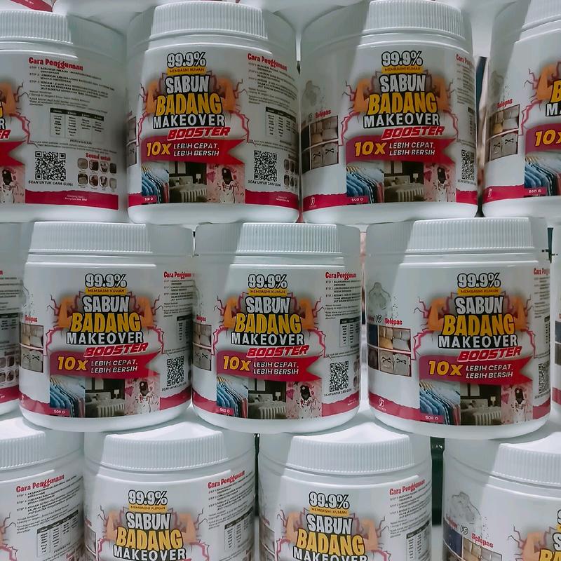 Sabun Badang Makeover Anti-bacterial Mudah hilang kotoran.Tanpa ...