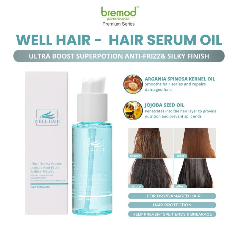 Well Hair Hair Serum Oil - Ultra Boost Super Potion, Anti-Frizz ...