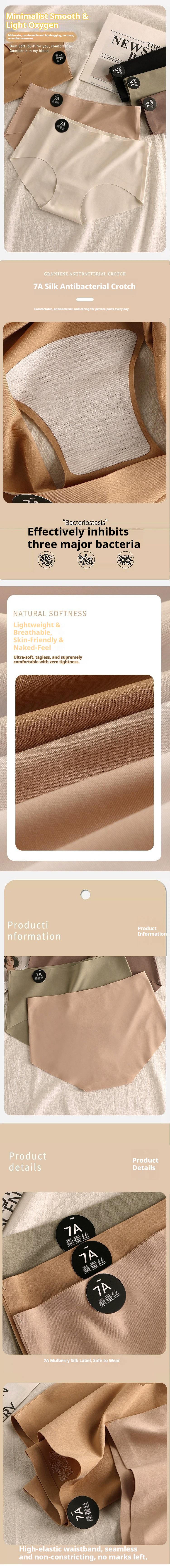 SG TOP PICK! 7A Mulberry Silk Panty Milk-Soft & Antibacterial Gusset ...