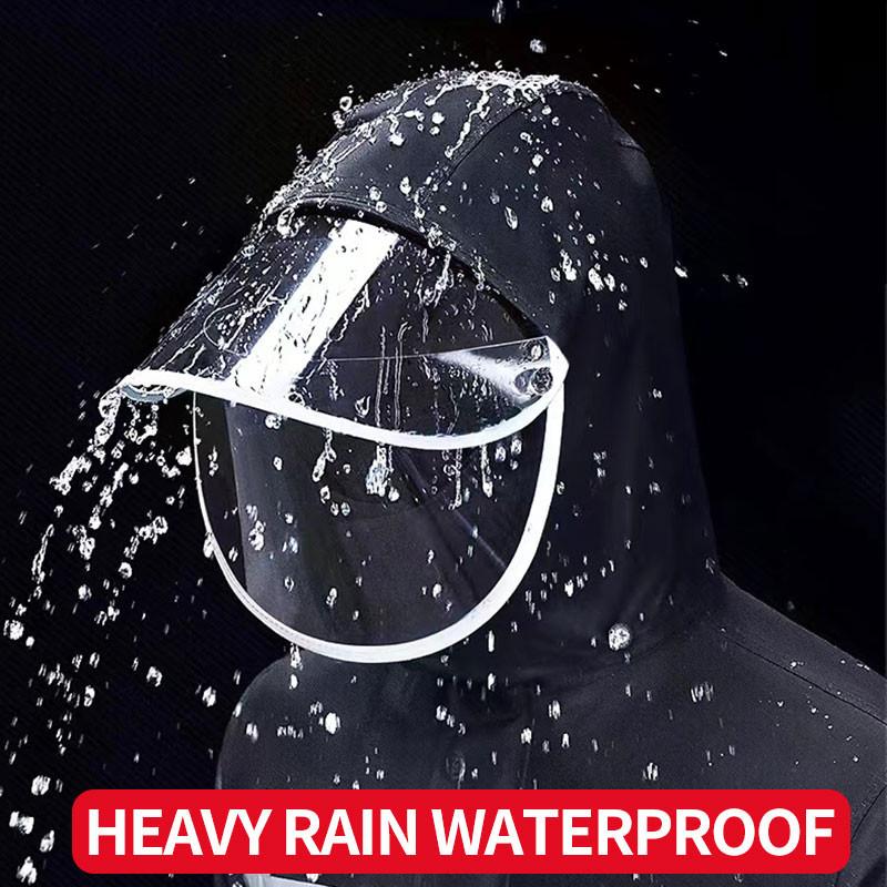 RaincoatWater Riding Rain Coat Suit (Black) Set raincoat - TikTok Shop Philippines