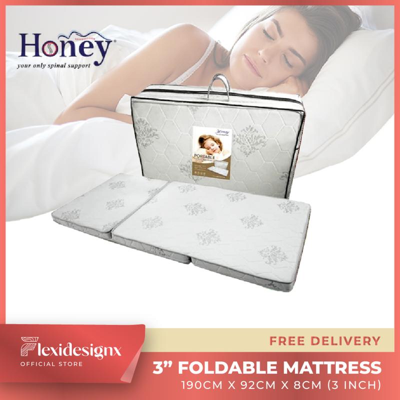 Flexidesignx Foldable Mattress Single 3Inch Storage Tilam Lipat - TikTok Shop Singapore