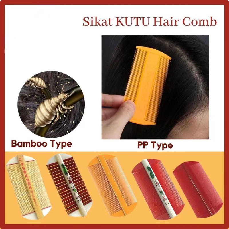 1 Pcs Head Lice Comb Sikat Kutu Fine Tooth Head Lice Flea Dandruff ...