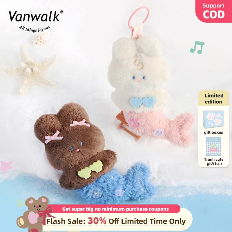 Vanwalk Bubble Island Niche Rabbit Mermaid Plush Doll Pendan - TikTok ...