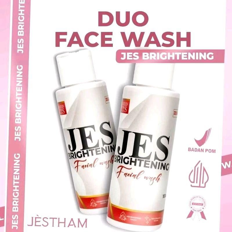 Duo Pemutih Jestham Brightening Facial Wash - Shop | Tokopedia