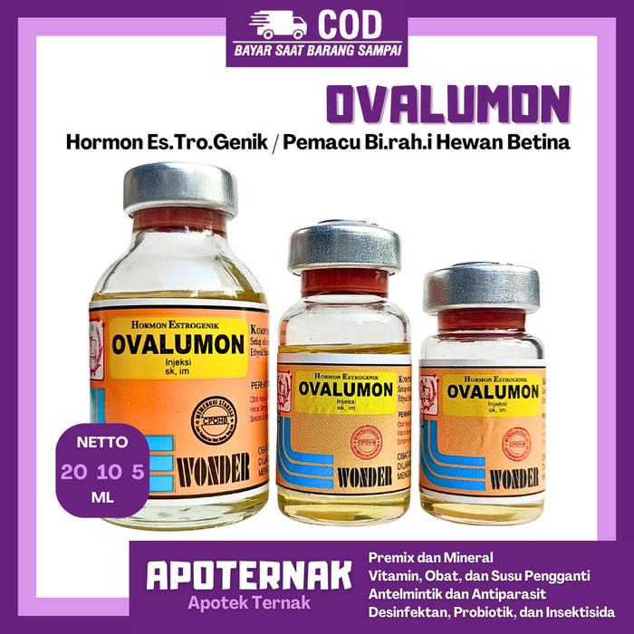 Jual OVALUMON 20ML 10ML 5ML - Hormon Pemacu Birahi Hewan Betina ...