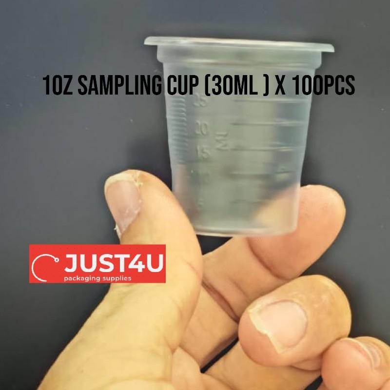 Cawan Sampel Plastik 100pcs [1 oz/30ml] / Plastic Sampling Cup ...