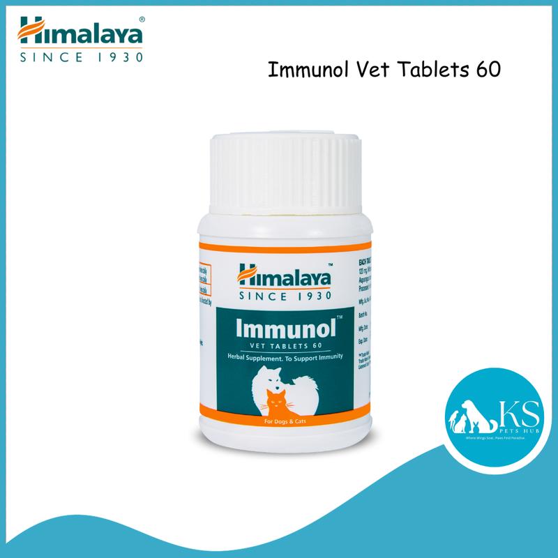 Himalaya Immunol Vet Tablets 60 (Immunity) For Cats Dogs - TikTok Shop ...