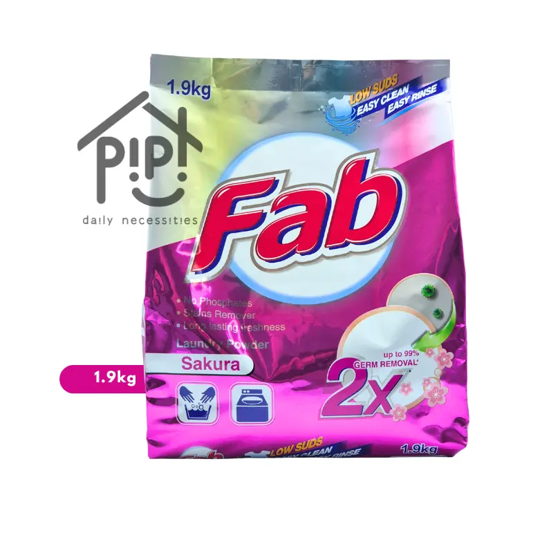 Fab Laundry Detergent Powder Sakura 1.9kg - TikTok Shop Singapore