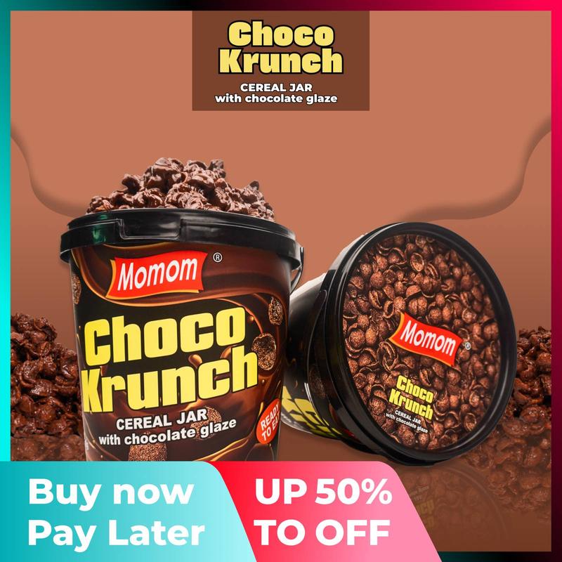 Momom Food [Chocolate, Ube and Rainbow] Crunchy Cereal Snack - TikTok ...
