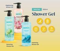 Jual SERIN Shower Gel Series Brightening Restoring Hydrating Sabun ...