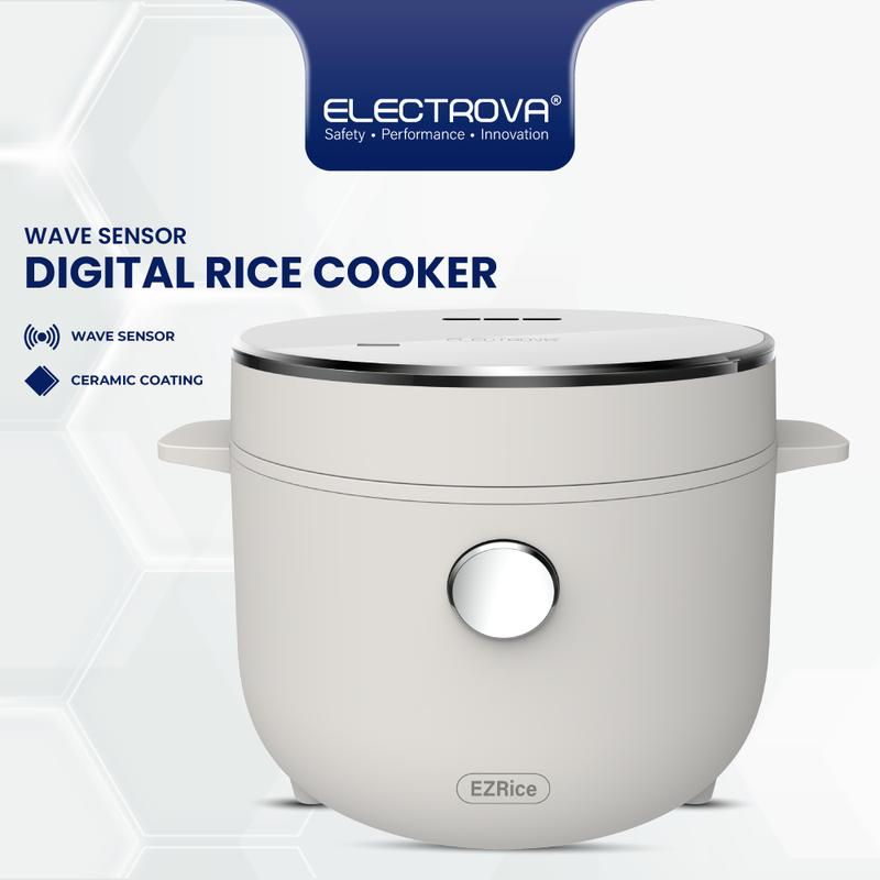 Electrova Wave Sensor Digital Rice Cooker EzRice - TikTok Shop Malaysia