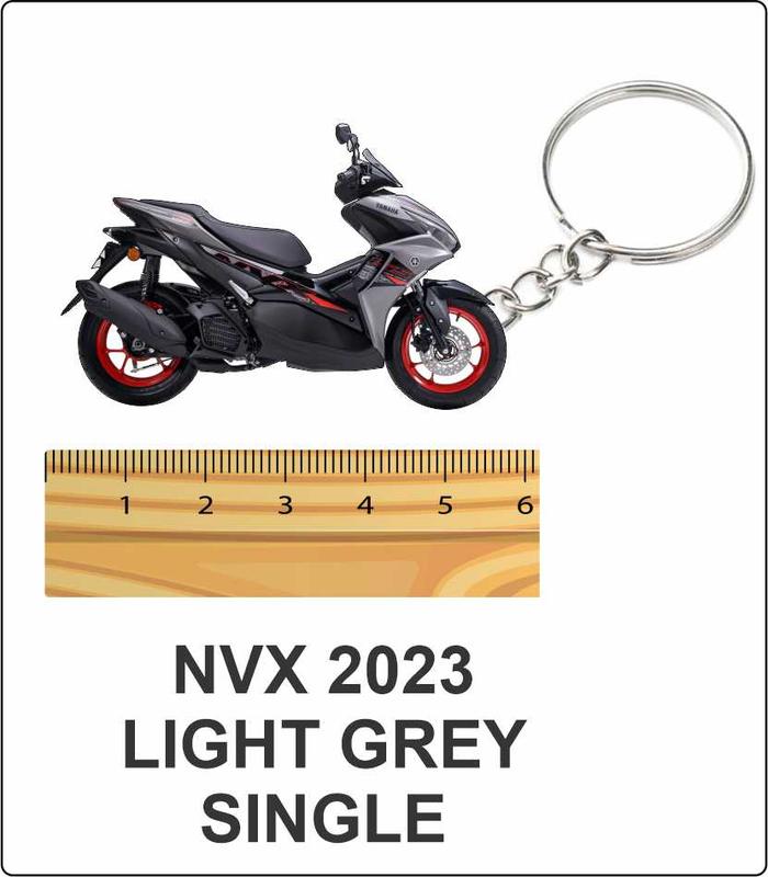 nvx light grey 2023 2d keychain yamaha - TikTok Shop Malaysia