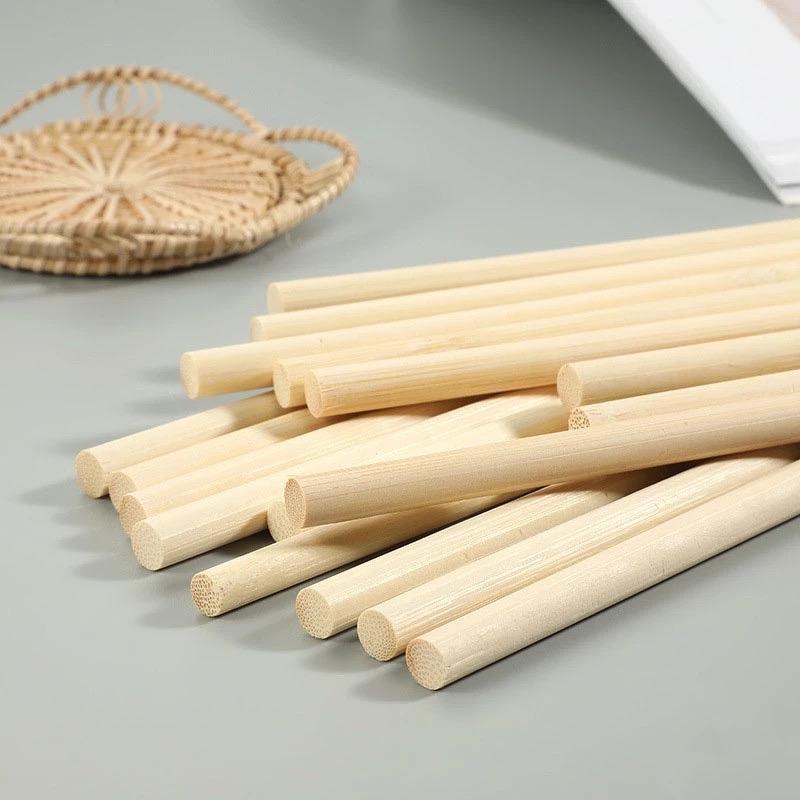 10 pcs Wooden craft sticks for crafting wood dowels 20cm - TikTok Shop ...