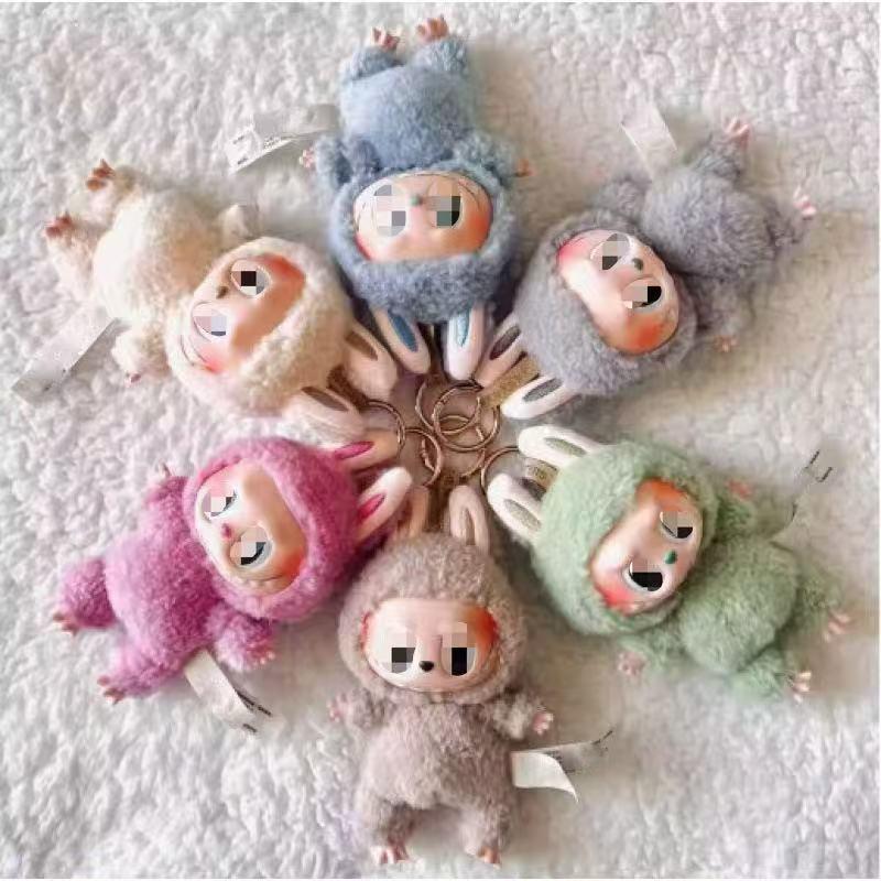 【Labubu】17cm Plush Doll Keychain in Gift Box - Soft Toy for Kids ...