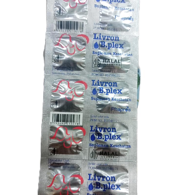 LIVRON B-PLEX MULTIVITAMIN & MINERAL 10 TABLET - Shop | Tokopedia