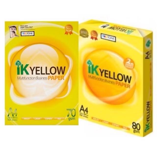 IK Yellow A4 Paper for photostat and multi purpose 70gsm 45 - TikTok ...