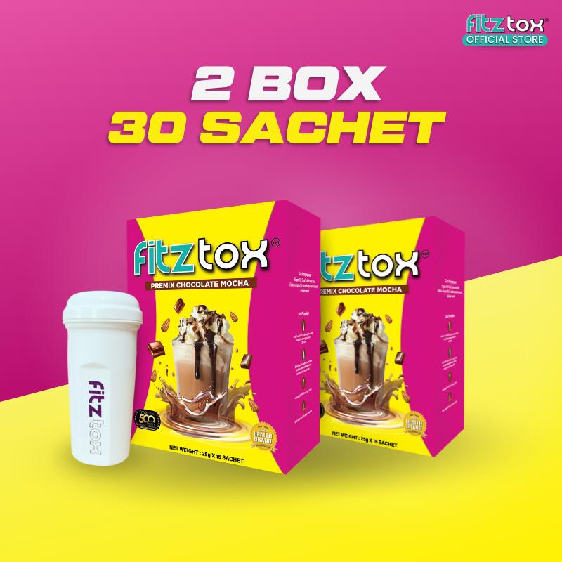 FITZTOX COKLAT MOCHA ( 2 BOX / 30 SACHET ) - TikTok Shop Malaysia